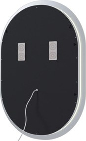 Koupelnové zrcadlo Karishma 70x50 s Bluetooth – čiré sklo