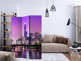 Paraván Purple Melbourne Dekorhome 225x172 cm (5-dílný)