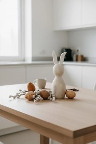 ZAJÍC PAFFUTO - Designová dekorace (nejen) pro jaro, bílá