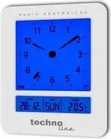 TechnoLine WT 745W / Budík s analogovým LCD displejem a teploměrem / d