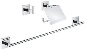 Grohe QuickFix Start Cube - Set koupelnových doplňků 3 v 1, chrom 41124000