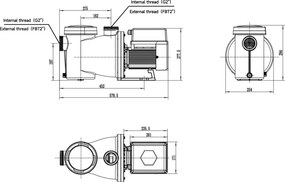Vagnerpool Invertorové bazénové čerpadlo sWP 15 Rapid X20 – 230 V