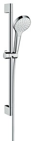 Hansgrohe Croma Select S, sprchová sada 1jet se sprchovou tyčí 65 cm, bílá/chromová, HAN-26564400