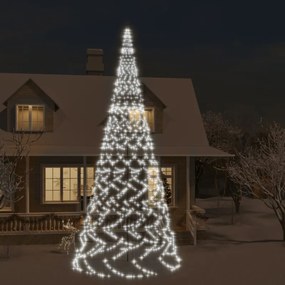 Vánoční stromek na stožár 3000 studených bílých LED diod 800 cm,  343547 HangarStore.cz