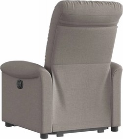 Zvedací polohovací křeslo taupe textil 3303261