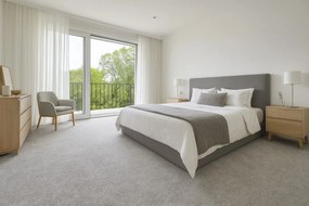 Condor Carpets, Metrážový koberec Sicily 373, na míru, šíře 4m,5m, šedá, filc, ložnice