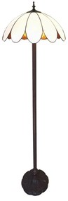 Stojací Tiffany lampa Arjean  - Ø 46*166 cm