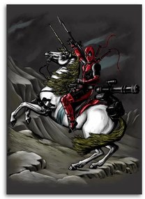 Gario Obraz na plátně Deadpool, na koni - DDJVigo Rozměry: 40 x 60 cm