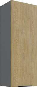 CREMONA ac | horní skříňka 40 G-108 1F policová | 40 cm | EXTRA VYSOKÁ | antracit/cremona