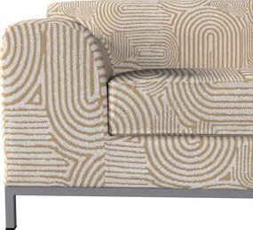 Potah na pohovku IKEA  Kramfors 3-místná barva béžová látka pletený vzor, vzorované