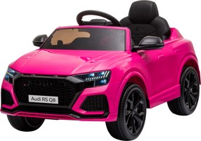 HOMCOM Dětské Elektrické Auto +3 roky Audi RS Q8 Licencované 6V Baterie 2 Motory Dálkové Ovládání MP3 Hudba Klakson Světla Max Rychlost 3km/h 101x62x…