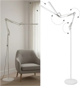 BRILAGI - LED Stm. flexibilní stojací lampa VARIO LED/14W/230V 157 cm bílá