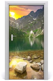 Fototapeta na dveře samolepící Mořské oko Tatry 85x205 cm