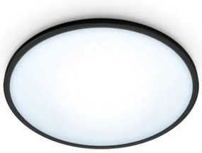 LED stropní svítidlo WiZ Super Slim 14W 2700-6500K černá