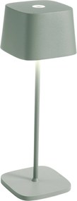 Bezdrátová lampa Ofelia Pro s nastavením teploty barvy světla 29 cm šalvějová zeleň