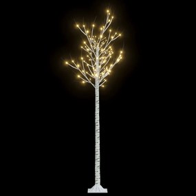 328680 vidaXL Vánoční stromek 180 teplých bílých LED 1,8 m vrba dovnitř i ven