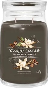 Yankee Candle Vanilla Bean Espresso Velká sójová svíčka se dvěma knoty 567 g