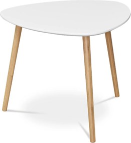 Konferenční stolek Autronic 55x45 cm bílý MDF mat AF-1134 WT