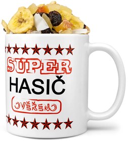 Hrnek Super hasič (Náplň hrníčku: Tropická směs)