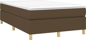 Rám postele s boxspringem tmavě hnědá 120 x 200 cm textil 3120948