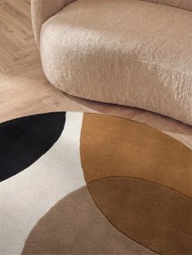 Koberec Villeroy & Boch 1876 Ruvia krémový / hnědý kruh