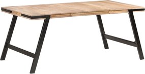 Jídelní stůl Rexburg - 180x90x76 cm | masivní mangovníkové dřevo