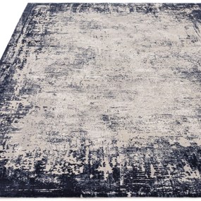 Tribeca Design Kusový koberec Zoom Border Navy Rozměry: 240x340 cm