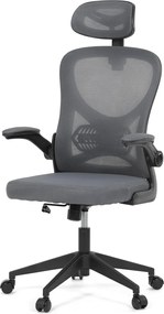 Ergonomická kancelářská židle ALEXANDRE - šedá síťovina