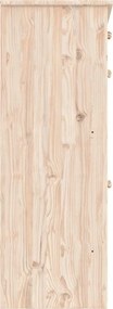 vidaXL Botník ALTA 77 x 35 x 96 cm masivní borové dřevo [353924] Barva: Přírodní