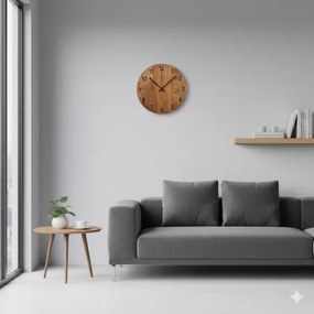 Nástěnné hodiny ze dřeva s luxusním kvalitním designem I SENTOP MAS024-3072