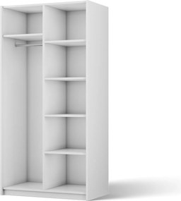 ADRK Furniture Alera II Skříň s otočnými dveřmi ADRK-W-ALE-100-WB