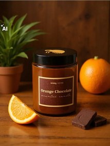 Sinsay - Svíčka Orange Chocolate - hnědá