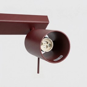 Sollux Lighting Stropní svítidlo RING 4L bordó