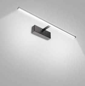 BERGE Nástěnné svítidlo LED do koupelny - 70 cm - 16 W černé