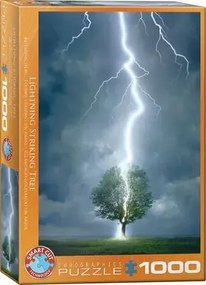 EUROGRAPHICS Puzzle Strom zasažený bleskem / 1000 dílků / 67,6 x 48,9