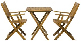 Sedací set na zahradu stůl + 2 židle 62x62