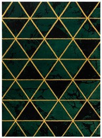 Dywany Łuszczów, Kusový koberec Emerald 1020 green and gold, 180x270, zelená, kancelář