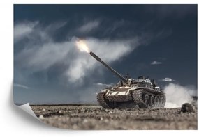 Fototapeta Bojový Tank Omyvatelný vlies 104x70.5