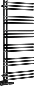 Aqualine Poseidon - Topné těleso 114x45 cm, 379 W, černá PS411B
