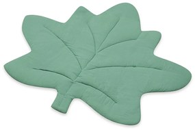 NEW BABY mušelínová hrací deka Maple Leaf zelená