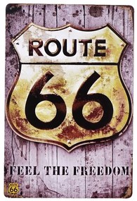 Kovová cedule Route 66 4