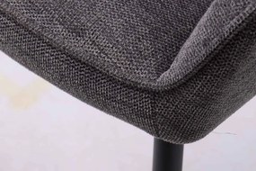 Designová židle Jadwiga tmavě šedá