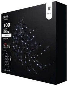 LED větvička 150cm EMOS ZY2261 venkovní 230V studená bílá s časovačem