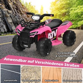 Costway Elektrická dětská čtyřkolka s úložným prostorem Mini