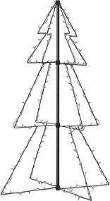 Vánoční stromek kužel 160 LED diod dovnitř i ven 78 x 120 cm 328567