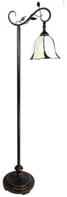 Stojací lampa Tiffany Brown 36*25*152 cm E27/max 1*60W – 36x25x152 cm