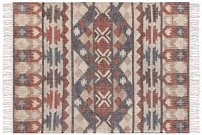 Jutový koberec 160 x 230 cm vícebarevný KALFA Beliani