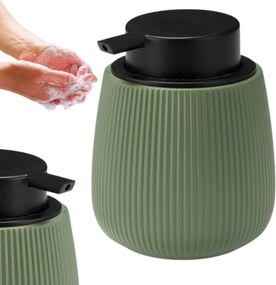 Dávkovač mýdla Stripe, zelená/s černými prvky