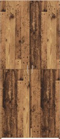 Vysoký bufet Staré dřevo 80 x 42 x 185 cm 3365594