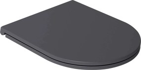 Sapho Isvea Infinity - WC sedátko Slim, Soft Close, Easy Take, antracit 40KF0522I
